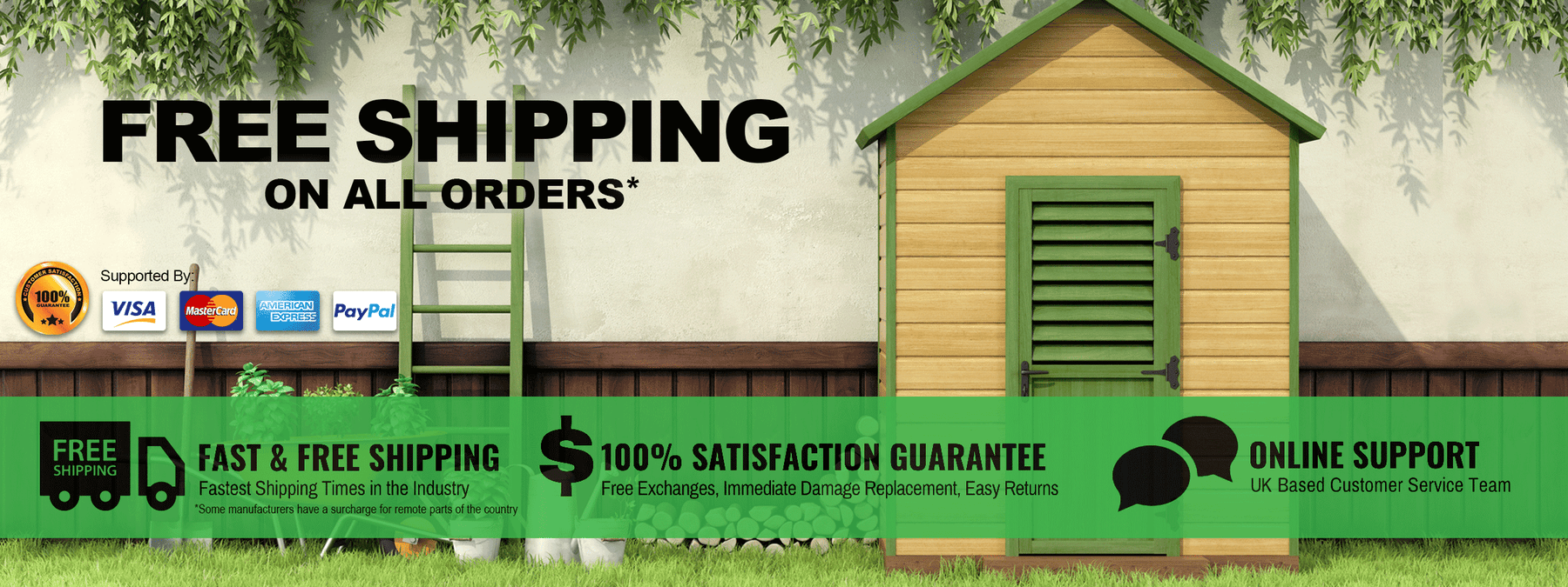 Outside Store - The Best Sheds and Dog Kennels for Sale Online